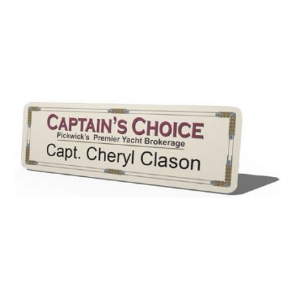 Name Tags- Blank Name Tags- Reusable Name Badges | Florida Badges