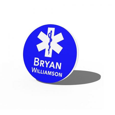 Reusable Round Name Tags and Badges