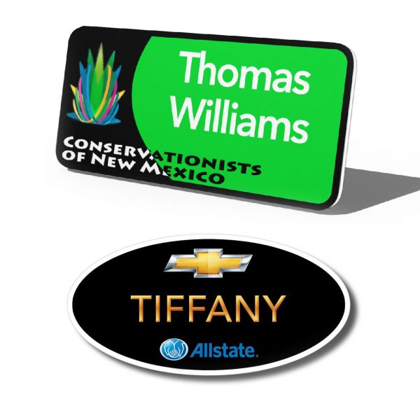 Custom Name Tags-Blank Name Tags-Reusable Name Badges