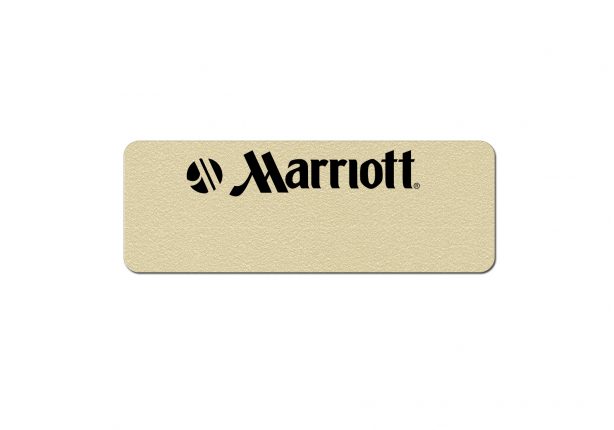 Marriott Gold Name Tags